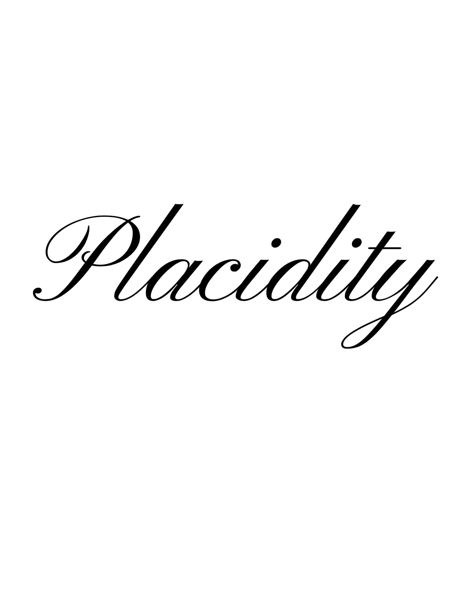Placidity Clothing